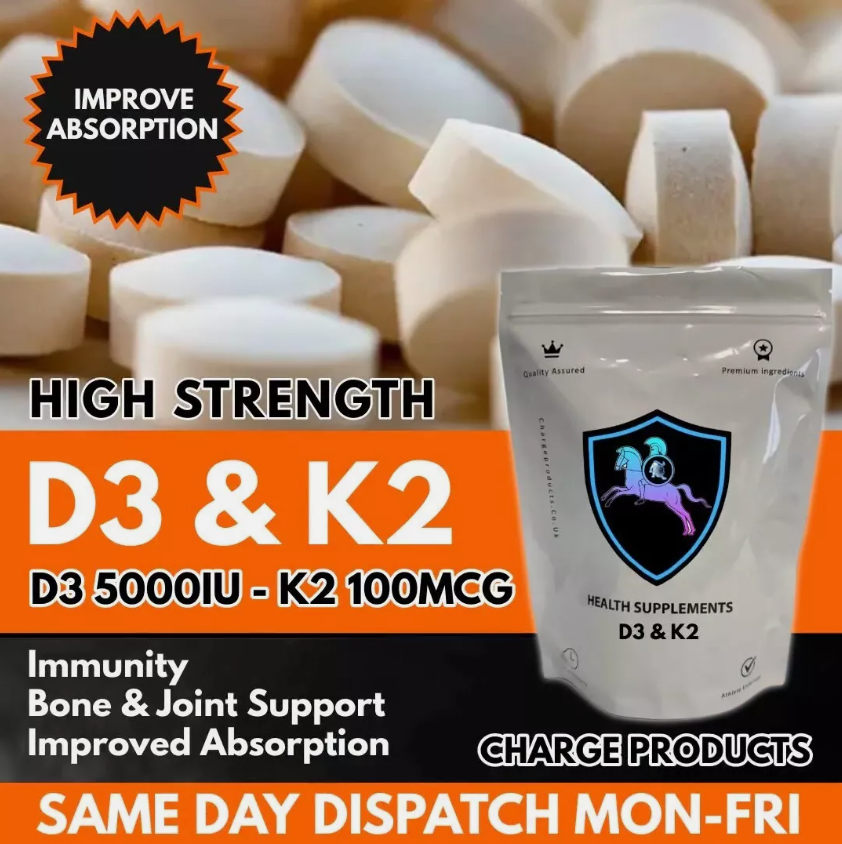 Health benefits of Vitamin D3 and K2 – Charge Products