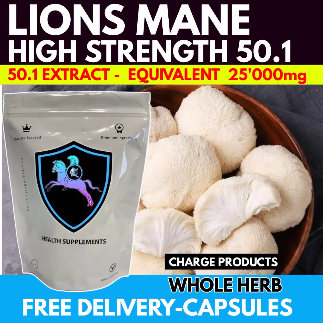 Six Health Benefits of Lions Mane Mushroom Supplements – Charge Products