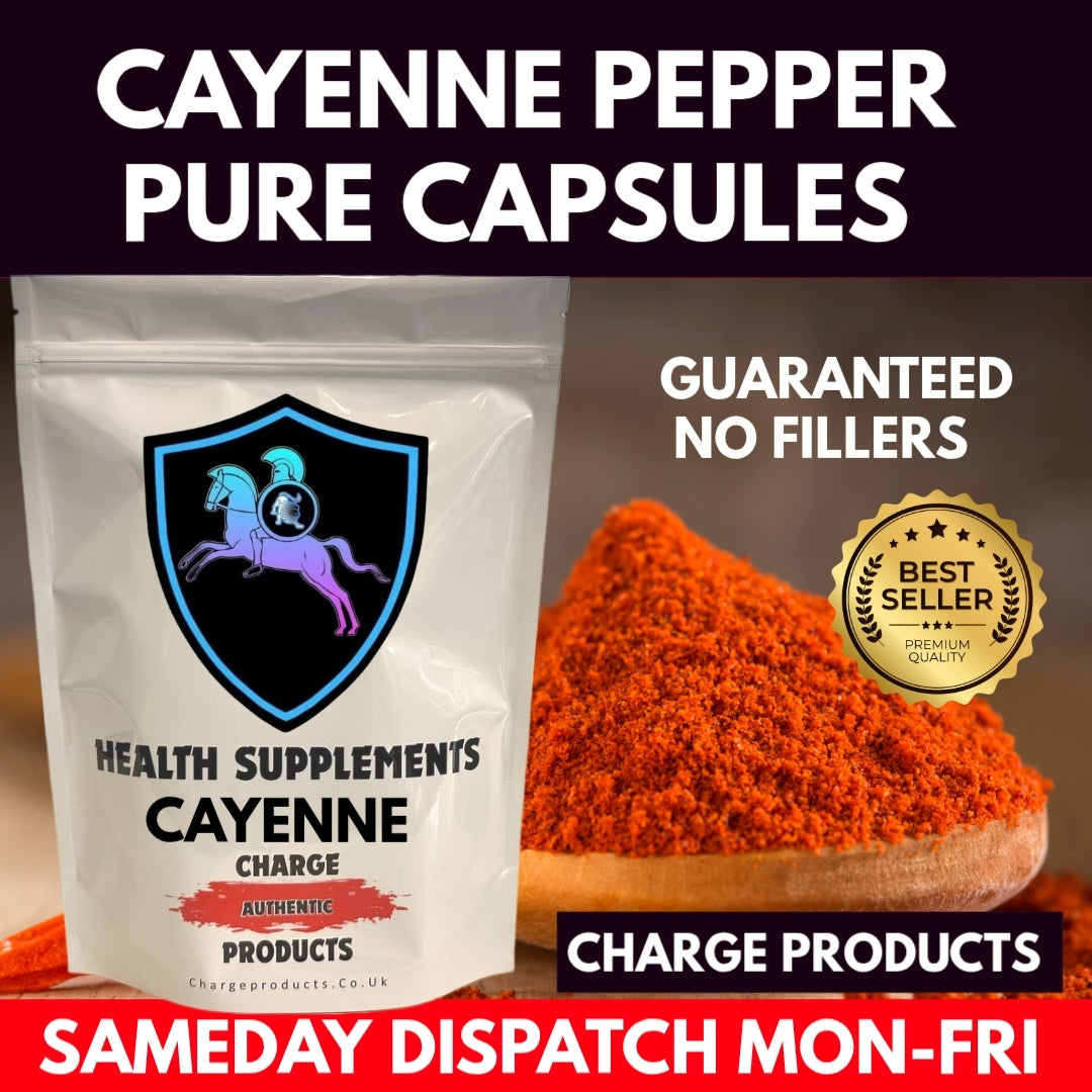 Cayenne Pepper Capsules UK | Metabolism & Digestion Support |Size 00 N ...
