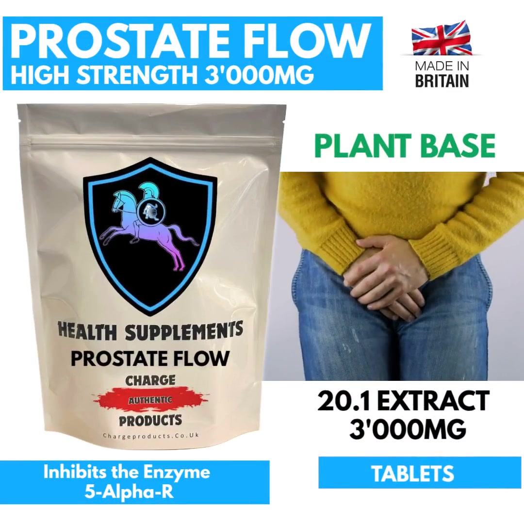 Prostate Health - Urine Flow Complex 3000mg Tablets – Charge Products