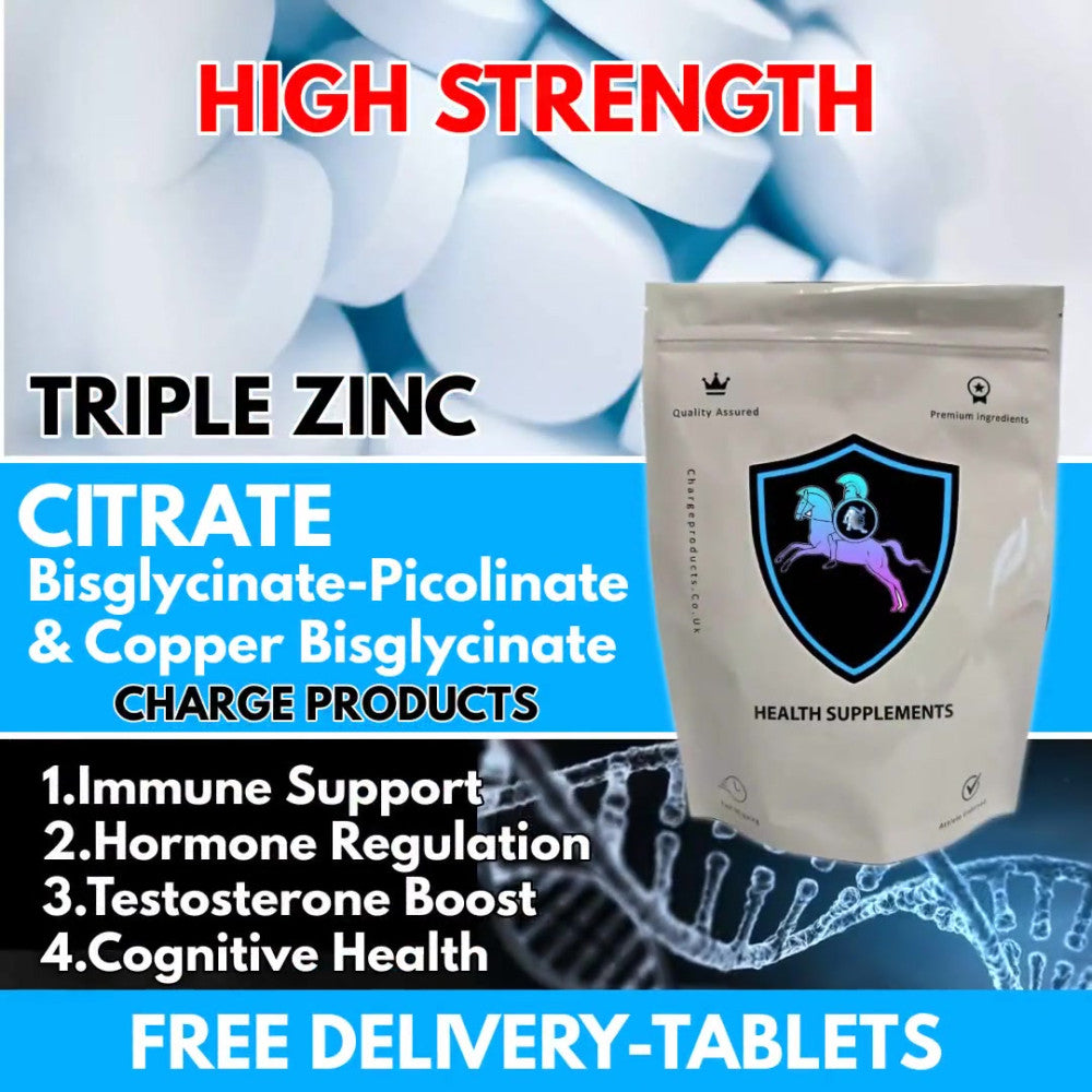 Triple Zinc & Copper Tablets – Charge Products